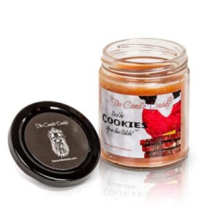 Best Be Cookies Up in This Bitch Holiday Candle - Funny Chocolate Chip Cookie Scented Candle - Funny Holiday Candle for Christmas - Holiday Fragrance - 6oz - 40 Hour Burn Time