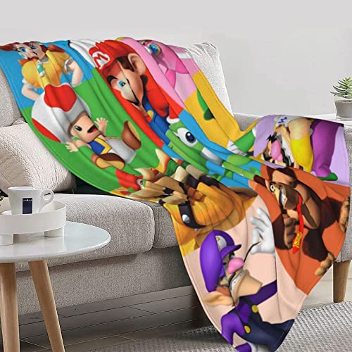 MIDBODS Cartoon Blanket Soft Warm Throw Blanket Light Weight Blankets for Couch Bed Living Room Sofa 50 inch X40 inch