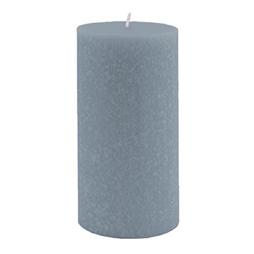 Root Candles Beeswax Blend Timberline Unscented Pillar Candle, 3 x 6-Inch, Williamsburg Blue