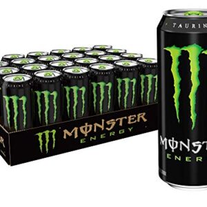 Monster Energy Drink, Green, Original, 16 Fl Oz (Pack of 24)