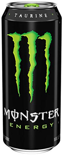 Monster Energy Drink, Green, Original, 16 Fl Oz (Pack of 24)