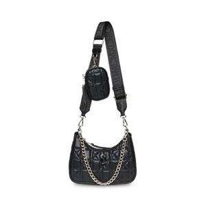 steve madden vital-g multi pouch crossbody, black