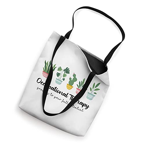 Occupational Therapy Pediatric Therapist OT Month Cute Plant Tote Bag