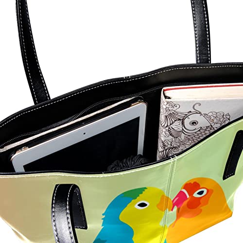 Women's Beautiful Birds Tote Purse Handbag