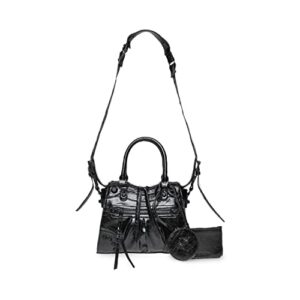 steve madden celia satchel, black