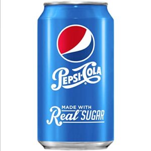 Pepsi Soda With Real Sugar, 12 Fl Oz Can (Pack of 15, Total of 180 Oz)