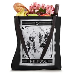 Fairycore Aesthetic Fairy Skeleton Tarot Card The Fool Tote Bag