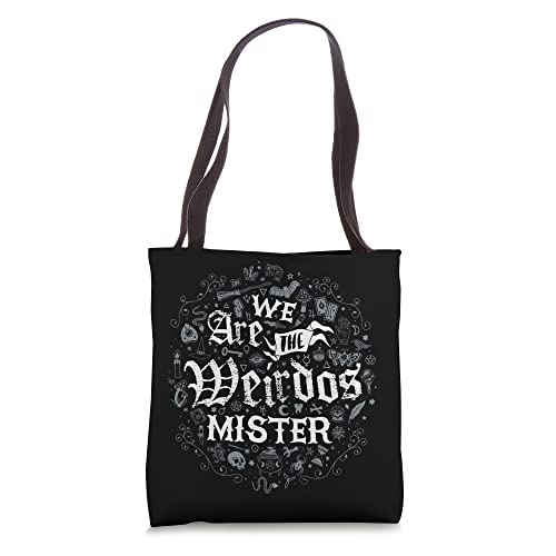 We Are The Weirdos - Witchcore - Distressed Goth Symbols Tote Bag