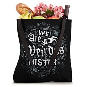 We Are The Weirdos - Witchcore - Distressed Goth Symbols Tote Bag