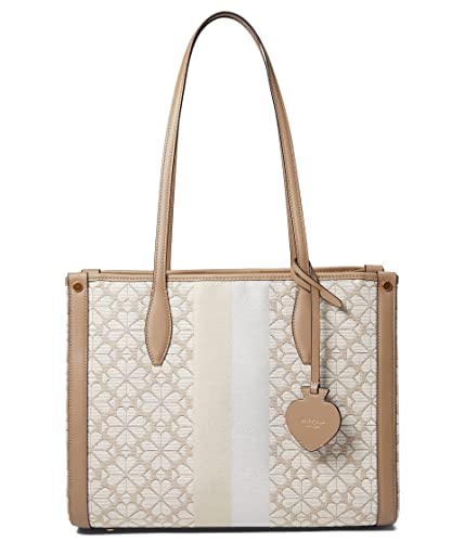 Kate Spade New York Spade Flower Jacquard Market Medium Tote Natural Multi One Size