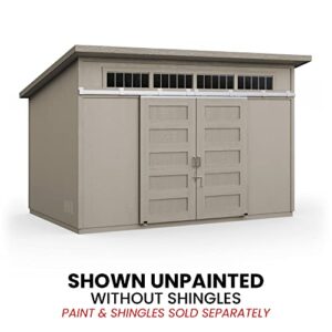 Handy Home Products Palisade 12x8 Do-it-Yourself Wooden Storage Shed with Floor