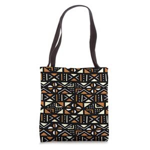 african motif wax print ankara fabric mali bogolan mudcloth tote bag