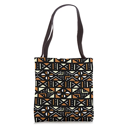 African motif Wax print Ankara fabric Mali Bogolan Mudcloth Tote Bag