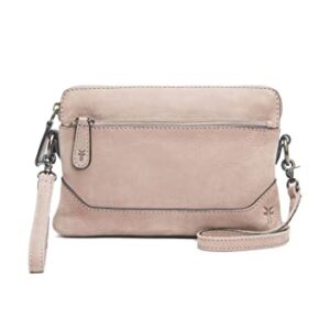 Frye Melissa Crossbody Wristlet, Nubuck Mushroom