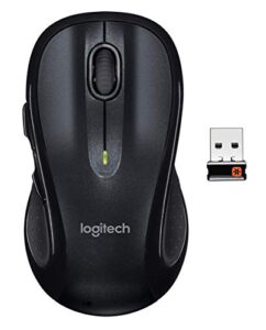 logitech m510 wireless mouse-black (renewed)