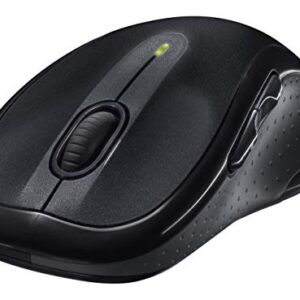 Logitech M510 Wireless Mouse-Black (Renewed)