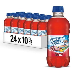 hawaiian punch fruit juicy red, 10 fluid ounce bottle, 6 count (pack of 4)