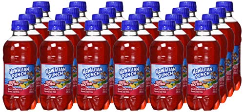 Hawaiian Punch Fruit Juicy Red, 10 Fluid Ounce Bottle, 6 Count (Pack of 4)