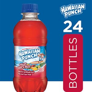 Hawaiian Punch Fruit Juicy Red, 10 Fluid Ounce Bottle, 6 Count (Pack of 4)