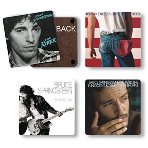 The Boss Springsteen Cover Art Coasters, Musician Gift, Rock and Roll, Music Lover