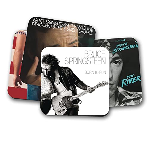 The Boss Springsteen Cover Art Coasters, Musician Gift, Rock and Roll, Music Lover