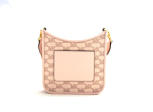 Michael Kors Briley Small Messenger Crossbody Bag Purse Handbag (POWDER BLUSH MULTI)