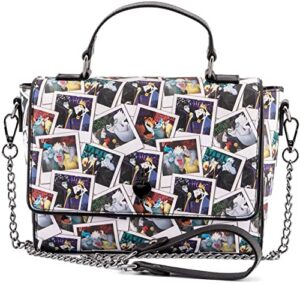 loungefly disney villains club crossbody bag