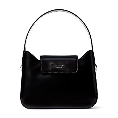 Kate Spade New York Sam Icon Spazzolato Leather Mini Hobo Bag Black One Size