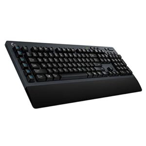 logitech g613 lightspeed wireless mechanical gaming keyboard, multihost 2.4 ghz + blutooth connectivity – black