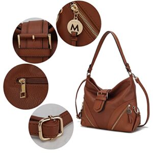 MKF Collection Shoulder Bag for Women, Handbag Purse Top-Handle Hobo Bag