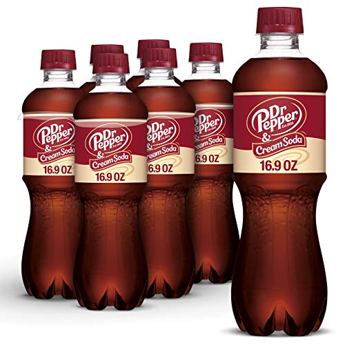 Dr Pepper & Cream Soda, .5 L bottles, 6 pack