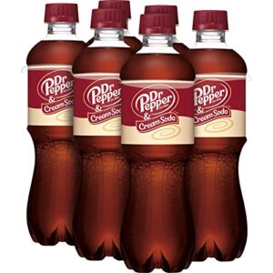 Dr Pepper & Cream Soda, .5 L bottles, 6 pack