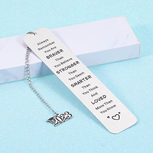 Inspirational Gifts for Women Men Graduation Gifts for Her Him Teens End of Year Student Gifts from Teacher Bulk Class of 2023 Graduates Gifts for Students Son Daughter from Mom Dad Bookmark for Her