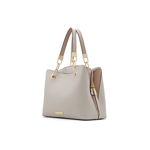 ALDO Women's Haysom Satchel Bag, Dark Beige