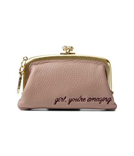 HOBO Cheer Small Clutch For Women - Leather Construction With Stylish and Convenient Ball Clasp Closure, Gorgeous and Trendy Clutch Lotus One Size One Size