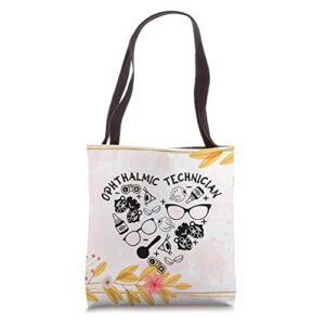 ophthalmic technician optometry optometric tech optometrist tote bag