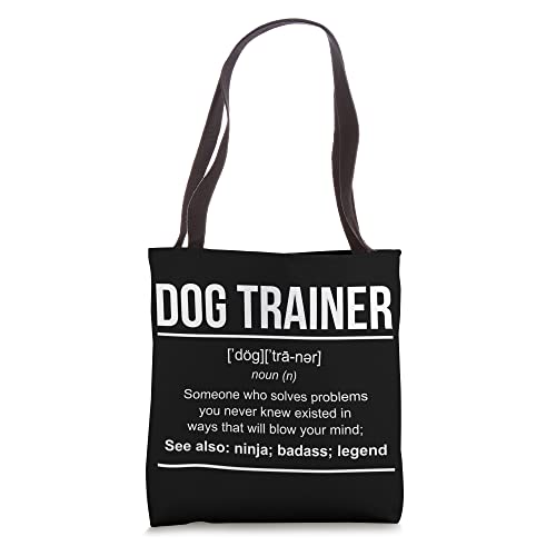 Dog Trainer Dog Trainer Definition Tote Bag