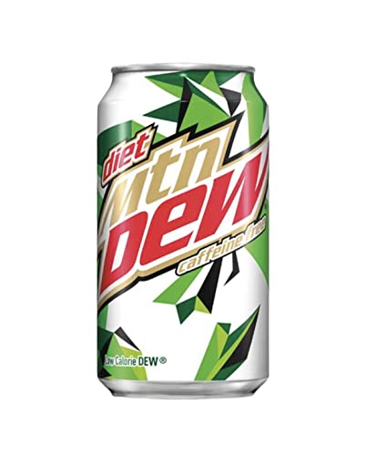 Caffeine Free Diet Mountain Dew - Munchie Box Reserve (Pack of ( 6 ) 12 Oz Cans)