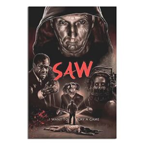 saw horror movie posters bar wall decor canvas art poster decor painting posters family bedroom office decorative posters gift wall