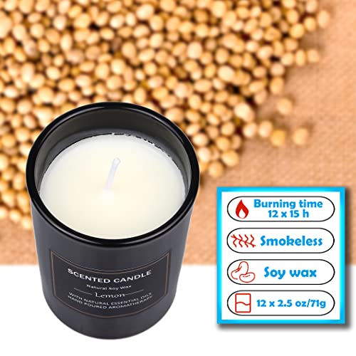 EUPNHY 12 Pack Scented Candles Gift Set 2.5oz Strong Fragrance Aromatherapy Jar Candle Set Soy Wax Decorative Candles for Home Scented Bath and Body Works Candles Best Gifts for Women.