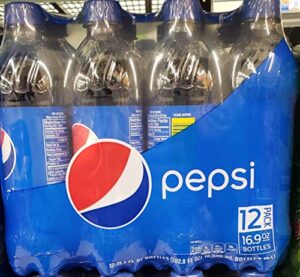 pepsi cola, 16.9 oz, 12pk