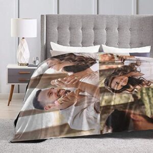 MYDIY Custom Throw Blanket with Photo Customized Personalized Blankets with Picture Logo