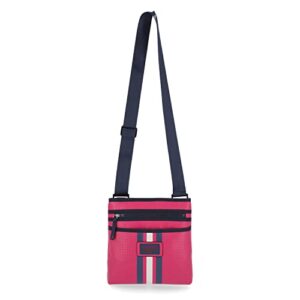 Nautica womens Venture Cup Crossbody, Magenta, One Size US