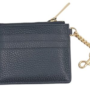 Marc Jacobs S103L01FA21 Pebbled Black Leather With Gold Hardware Women's Small Coin/Card Wallet