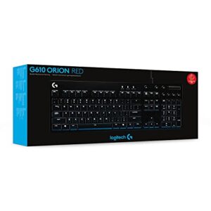 Logitech G610 Orion Red Backlit Mechanical Gaming Keyboard