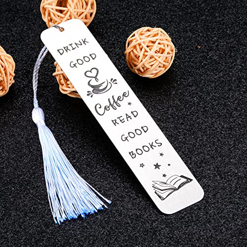 Book Markers Bookmarks for Women Kids Funny Gifts Cute Bookmarks for Men Book Lovers Christmas Birthday Gifts for Daughter Son Metal Halloween Bookmark Tassels Book Club College Student Gifts