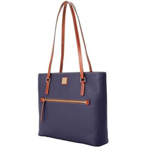 Dooney & Bourke Pebble Grain Large Shopper Tote (Navy)