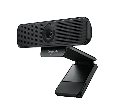 Logitech C925-E Webcam, HD 1080p/30fps Video Calling, Light Correction, Autofocus, Clear Audio, Privacy Shade, Works with Skype Business, WebEx, Lync, Cisco, PC/Mac/Laptop/Macbook - Black