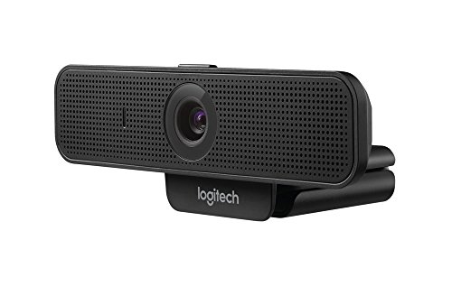 Logitech C925-E Webcam, HD 1080p/30fps Video Calling, Light Correction, Autofocus, Clear Audio, Privacy Shade, Works with Skype Business, WebEx, Lync, Cisco, PC/Mac/Laptop/Macbook - Black