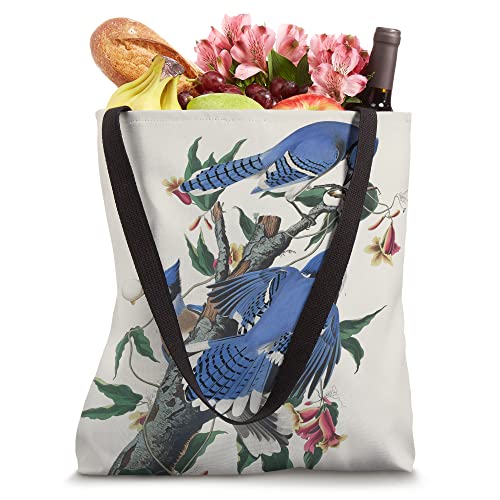 Blue Jay Bird Lover Tote Bag